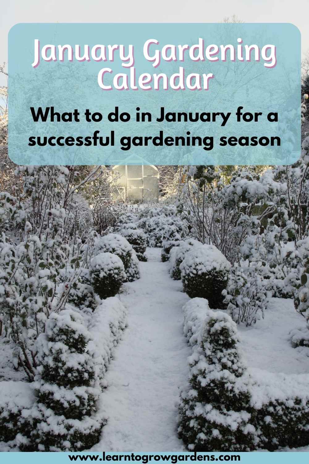 What To Do in the Garden in January - Learn To Grow Gardens