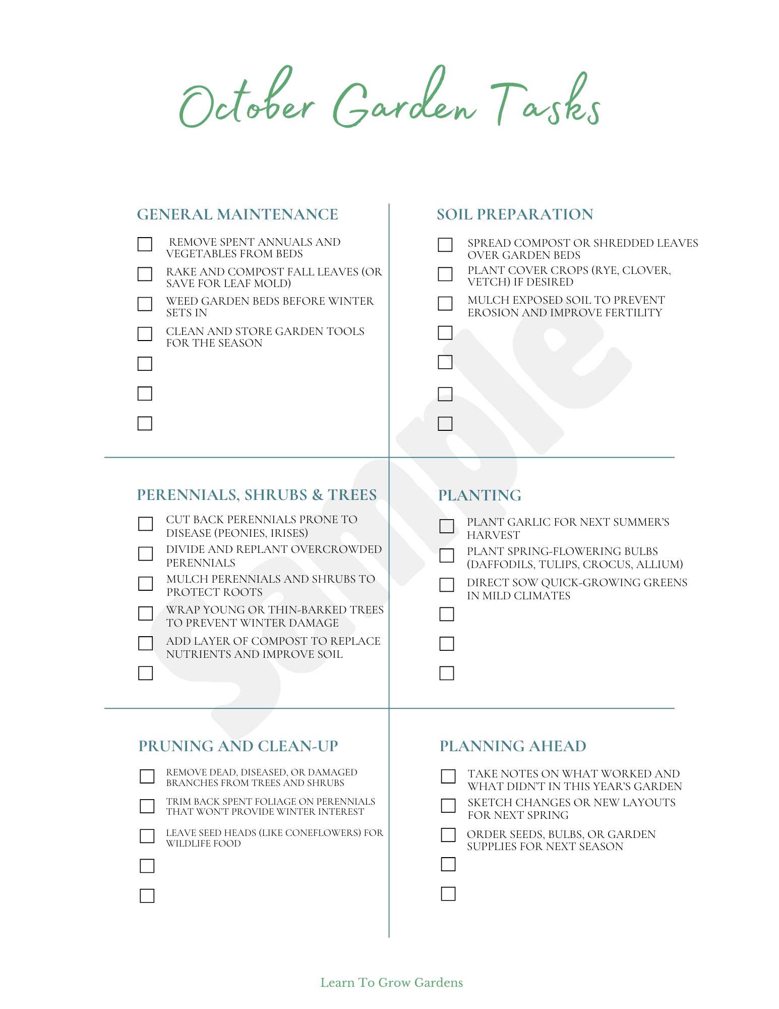 October Garden Tasks: What To Do in the Garden This Month - Learn To ...